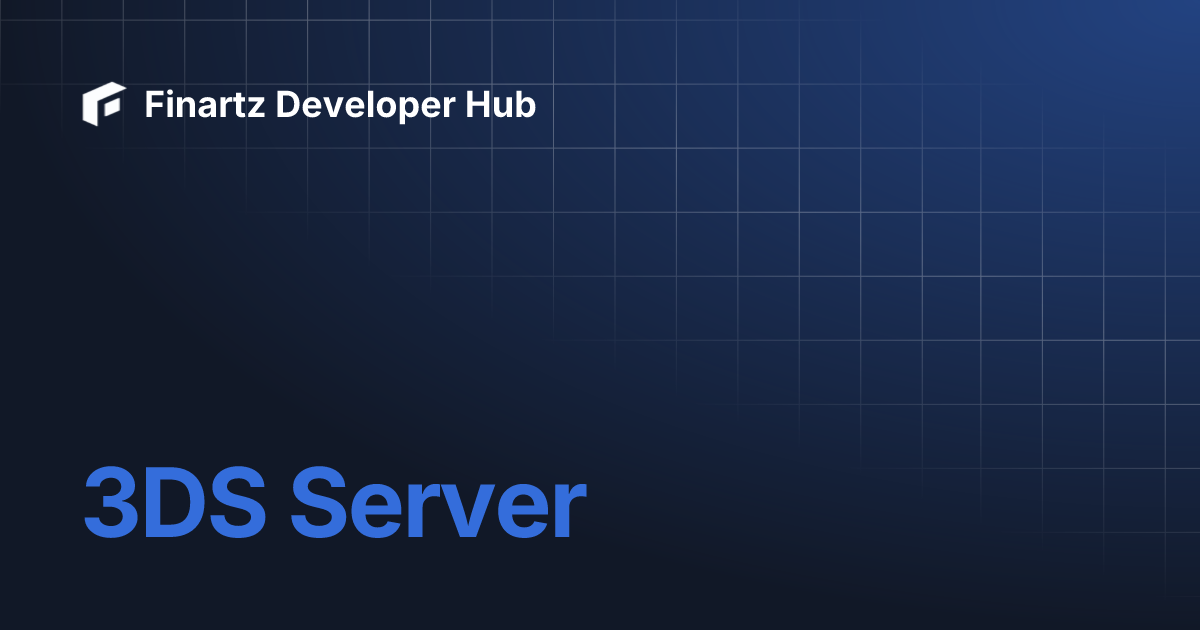 3DS Server | Finartz Developer Hub